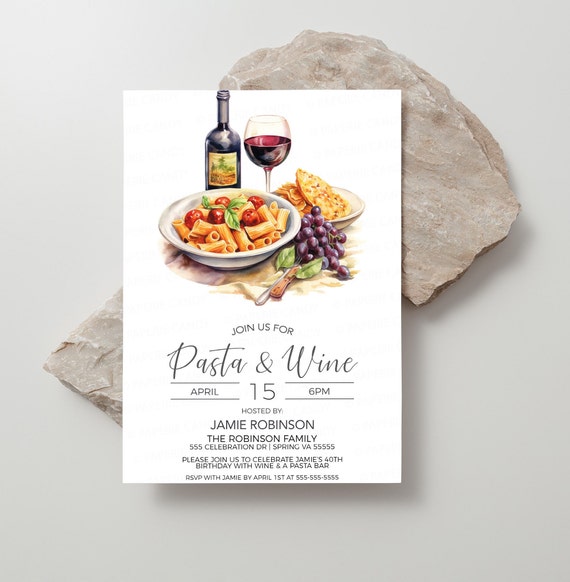 Invitaciones Para Fiesta Con Tematica Italiana Imágenes De Invitacion