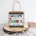 Welcome Back to School Gift Tag, First Day Label Favor, Gift for ...