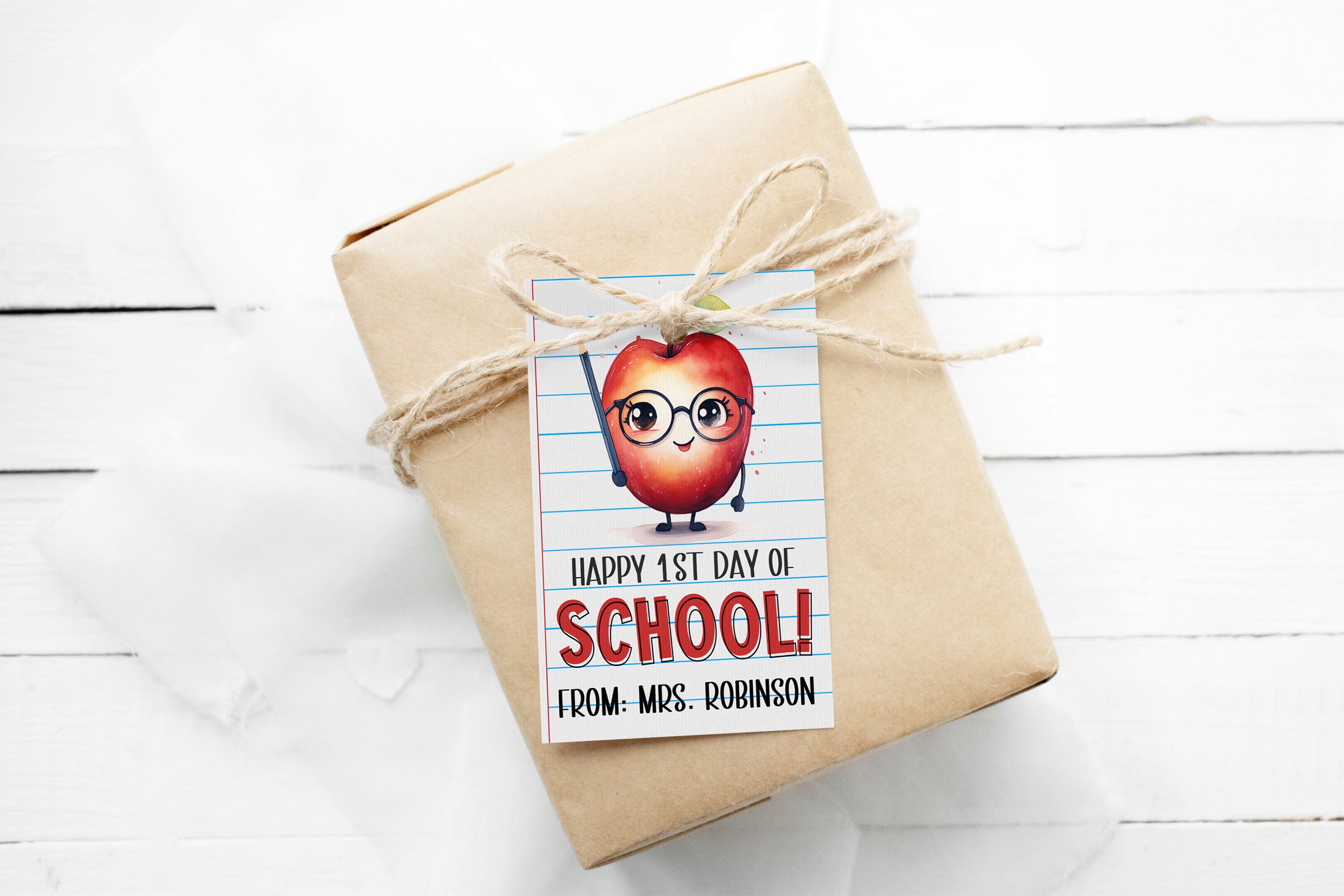 First Day of School Gift Tag Welcome Back to School Tags - Etsy