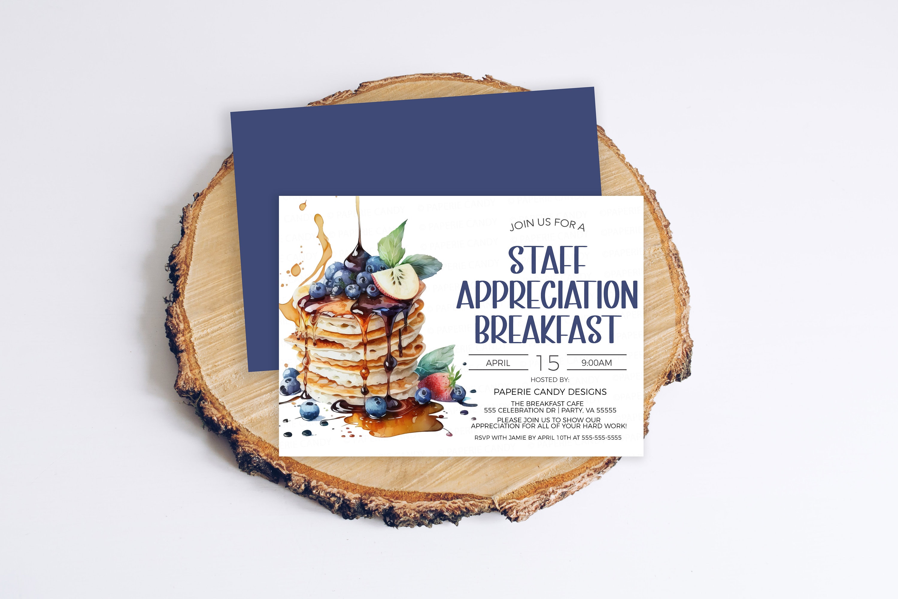 Appreciation Breakfast Invitation Staff Employee Breakfast - Etsy