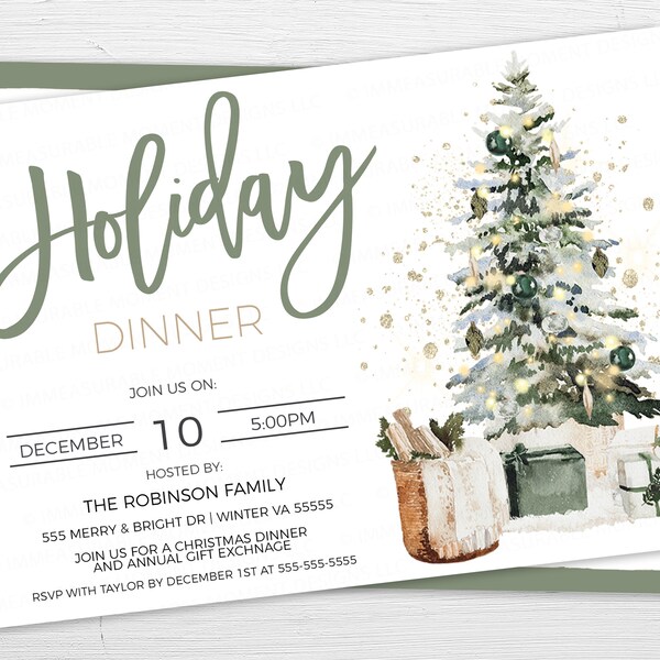 Employee Family Appreciation Dinner Invitation - Etsy