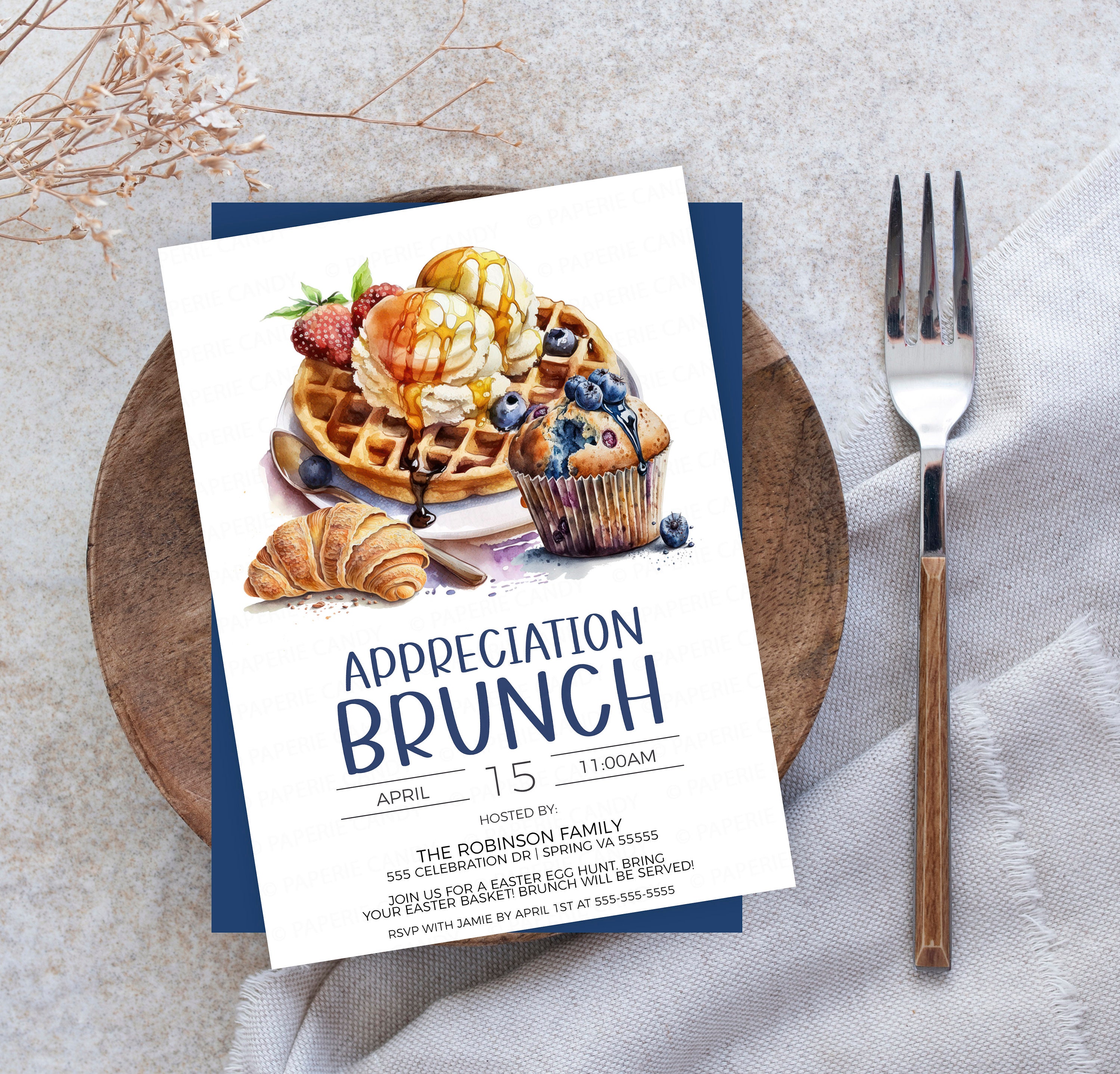 Brunch Invitation Appreciation Brunch Invite Employee Staff - Etsy