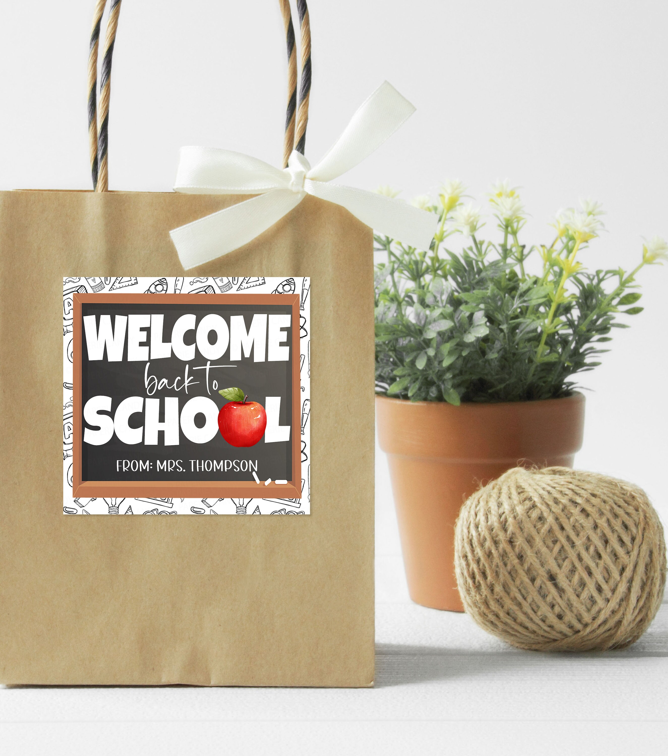 Welcome Back to School Gift Tag Gift for Teachers Students - Etsy