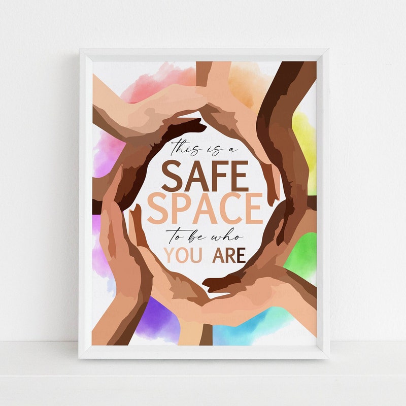 Safe Space Sign - Etsy