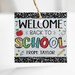 Welcome Back to School Gift Tag, First Day Label Favor, Gift for ...