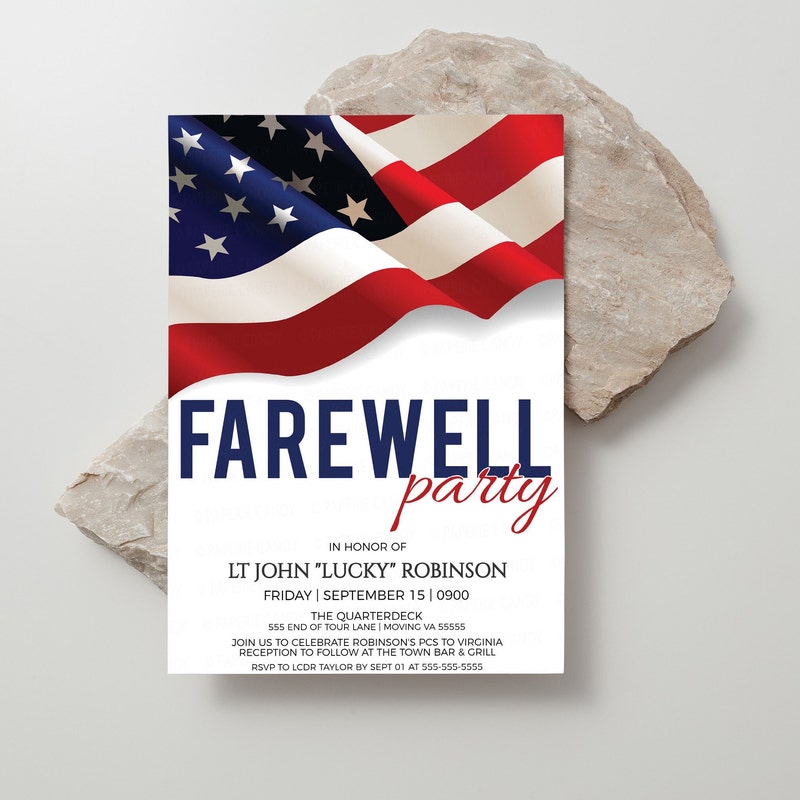 Army change of command invitation template - Etsy.de