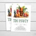 Tiki Invitation, Tiki Party Invite, Hawaiian Party, Tropical Luau Party ...