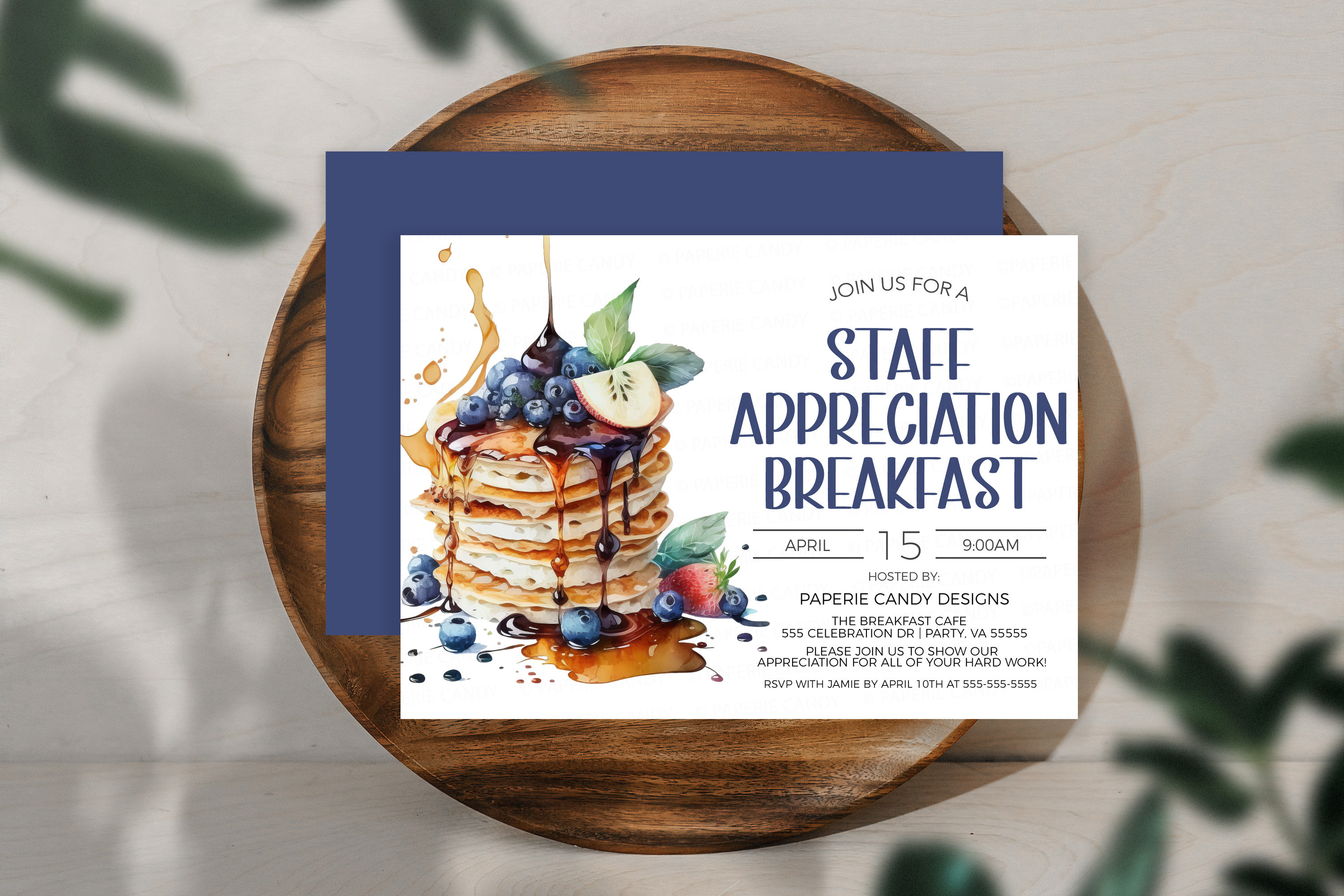 Appreciation Breakfast Invitation Staff Employee Breakfast - Etsy