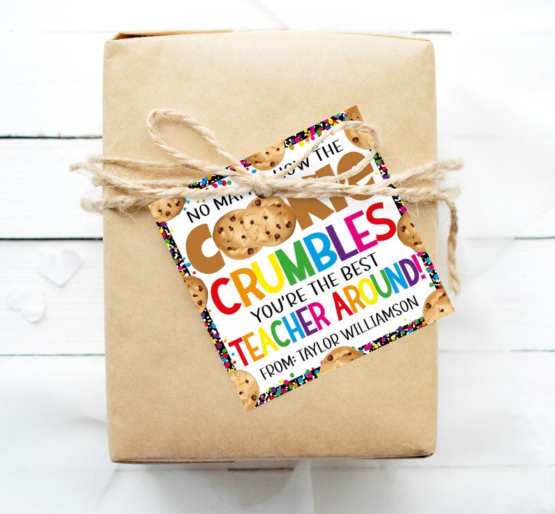 Back to School Cookie Gift Tags No Matter How the Cookie - Etsy