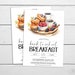 Back to School Breakfast Invitation, Welcome Back Breakfast Invite, 1st ...