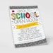 School Open House Flyer, Back to School Meeting, New Students ...