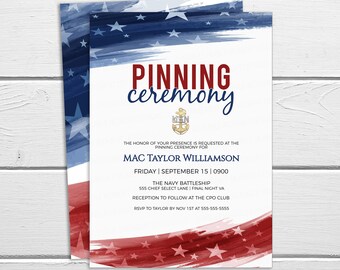 Cpo Pinning Invitation - Etsy
