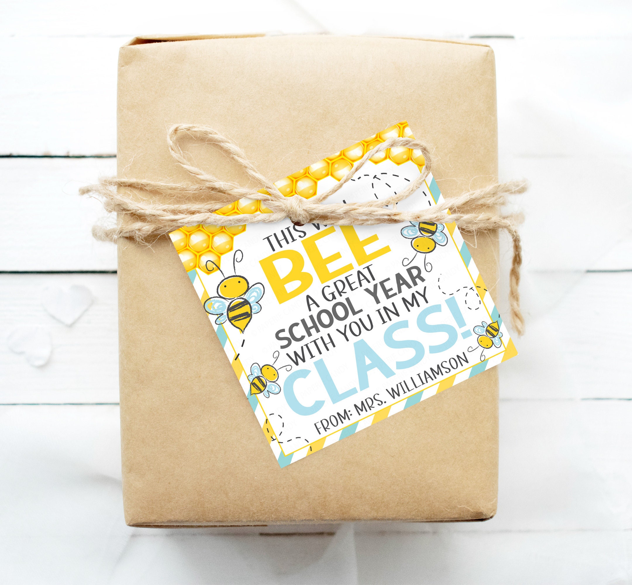 Bee Back to School Gift Tag First Day Going to Bee A Great - Etsy