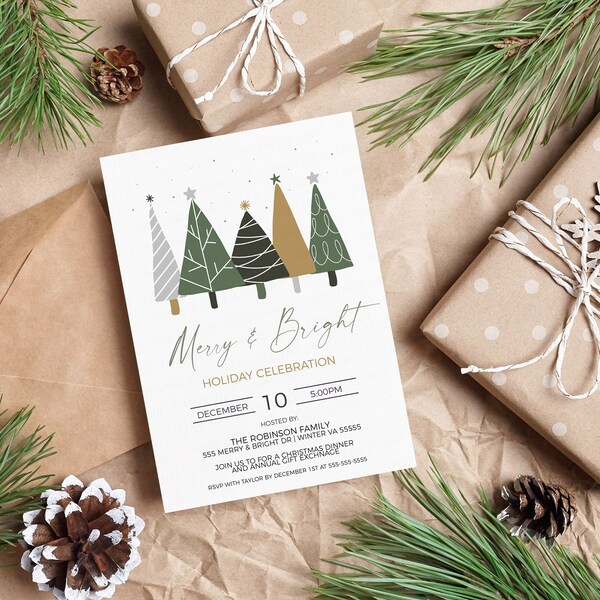 Employee Holiday Lunch Invite - Etsy