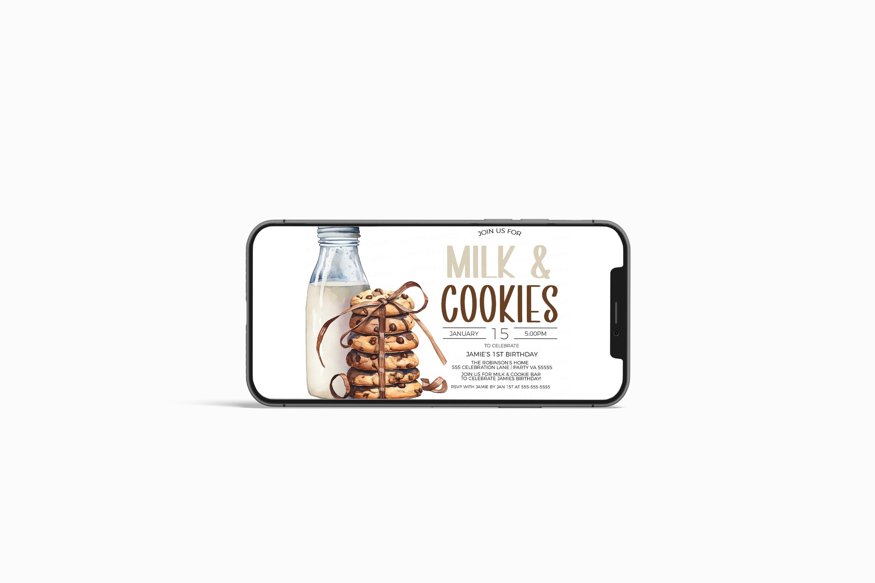 Milk and Cookies Party Invitation Milk & Cookie Invite Milk - Etsy