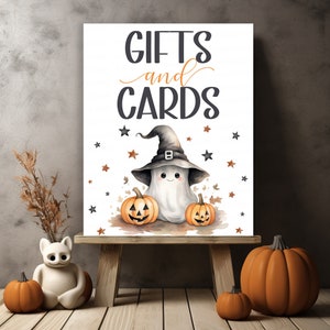 Editable Halloween Baby Shower Signs, 3 Halloween Baby Shower Sign ...