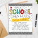 School Open House Flyer, Back to School Meeting, New Students ...