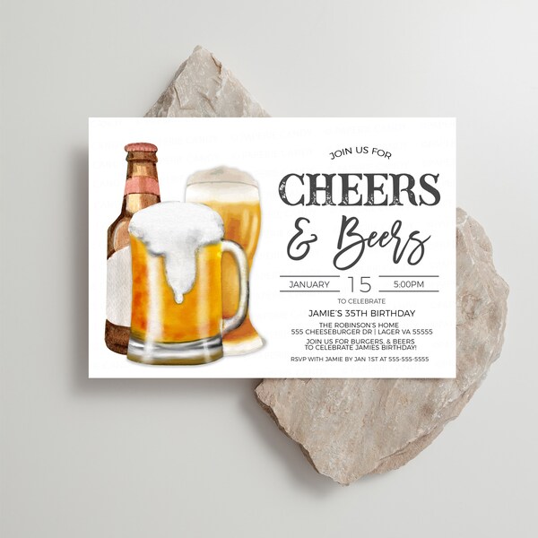 Beer Invitation - Etsy