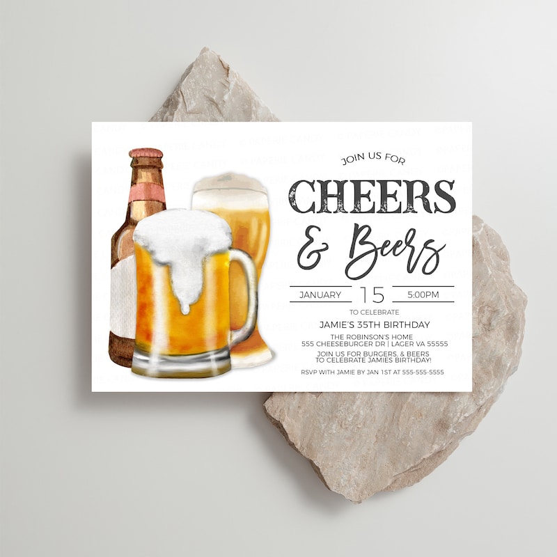 Beer Invitation - Etsy