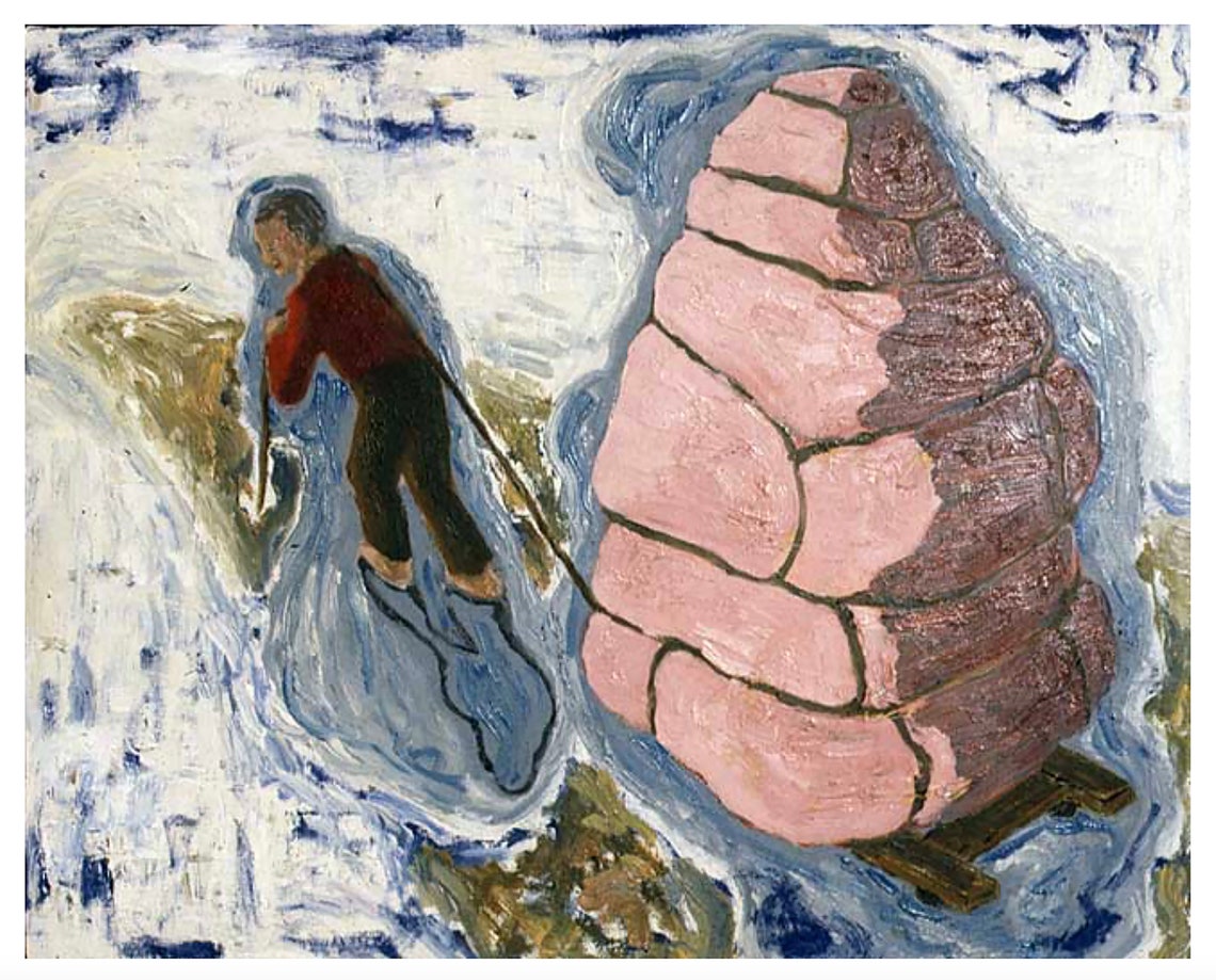 By NYC artist Anne Delaney The Weight of his Indecision | Etsy