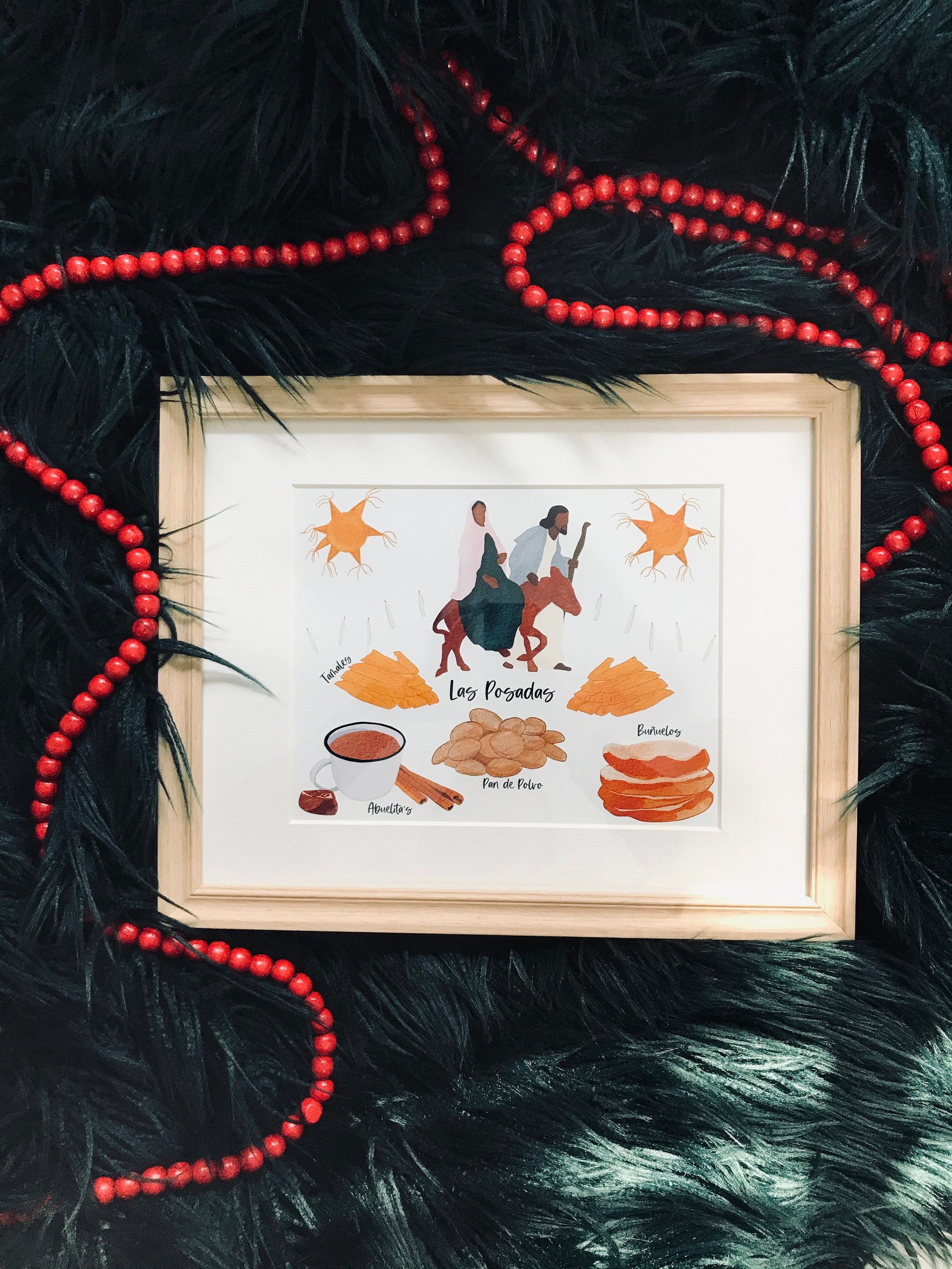 Christmas Print Las Posadas Feliz Navidad Art Latinx - Etsy