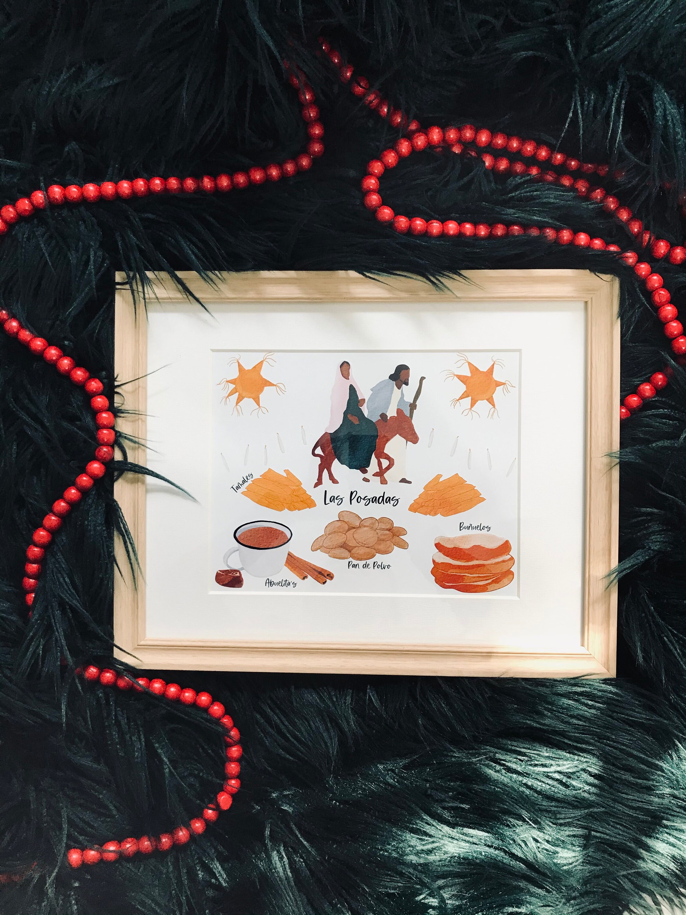Christmas Print - Las Posadas - Feliz Navidad Art - Latinx - Mexican ...