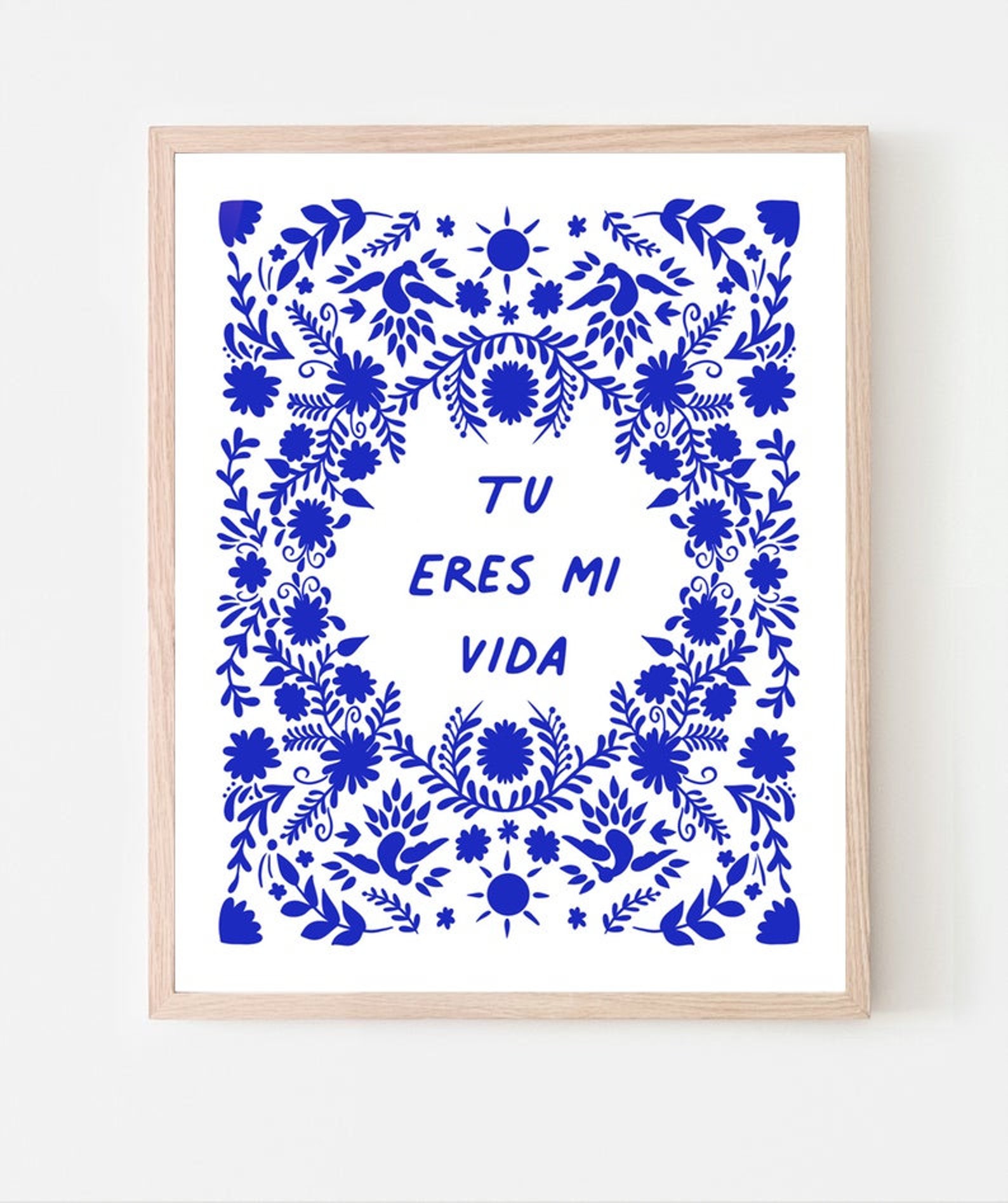Nursery Print, Instant Download, Family Wall Art, Sign, Spanish ...