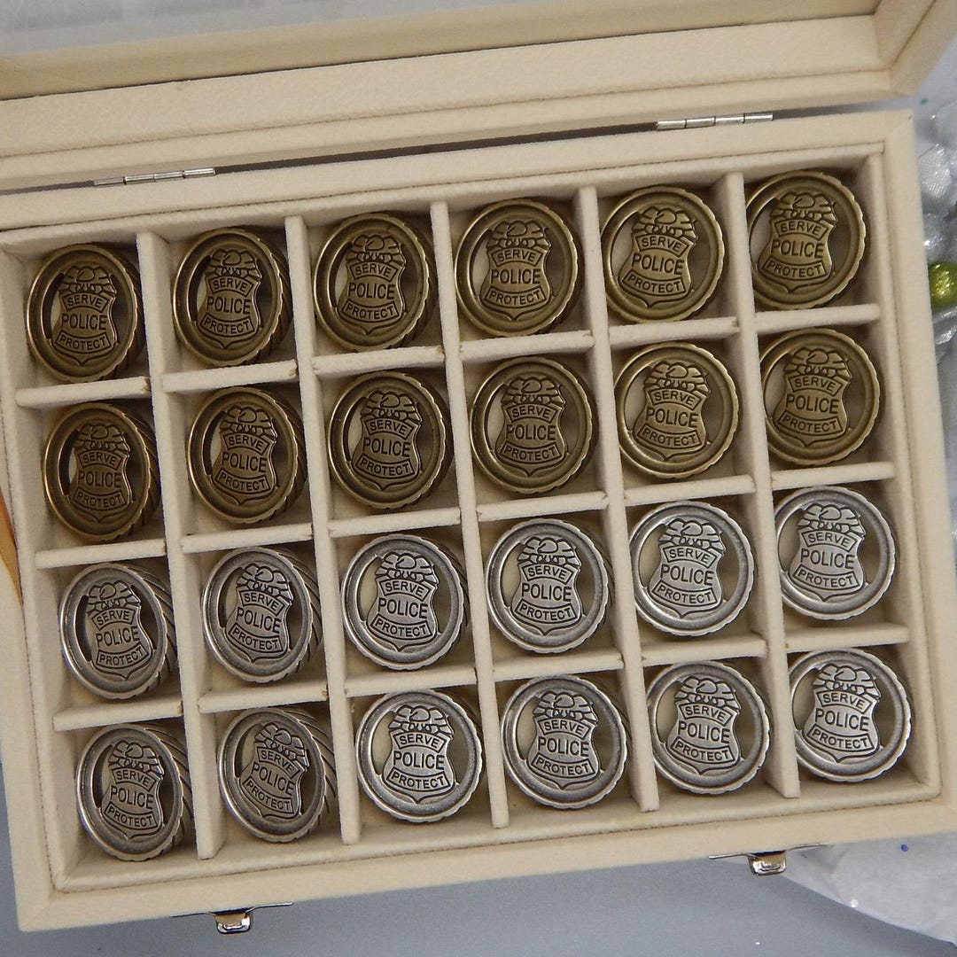 Police Checker Set - Etsy