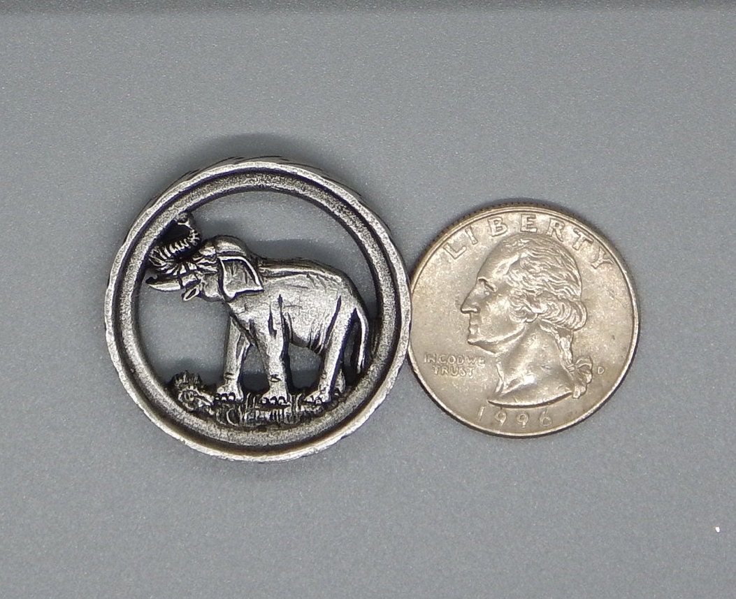 Checker Set Pewter Elephant Boxed - Etsy