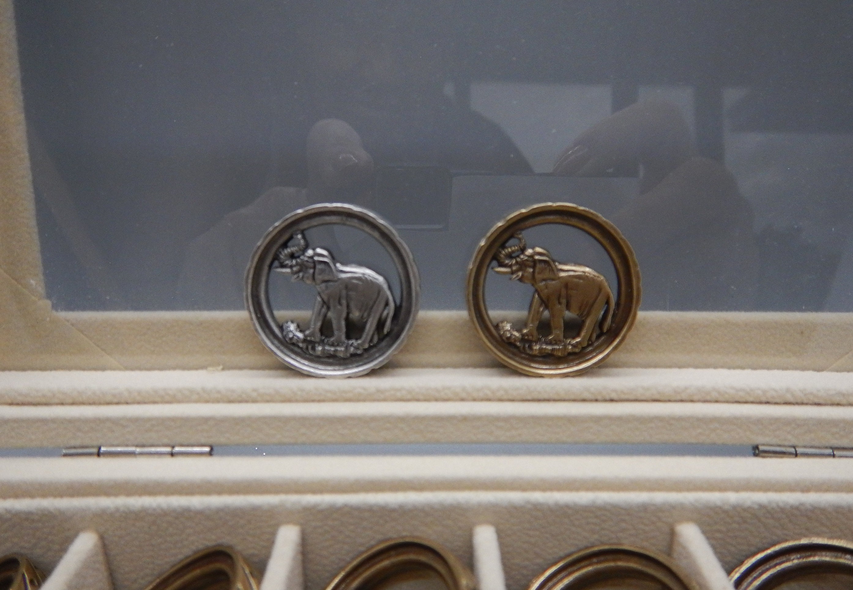 Checker Set Pewter Elephant Boxed - Etsy