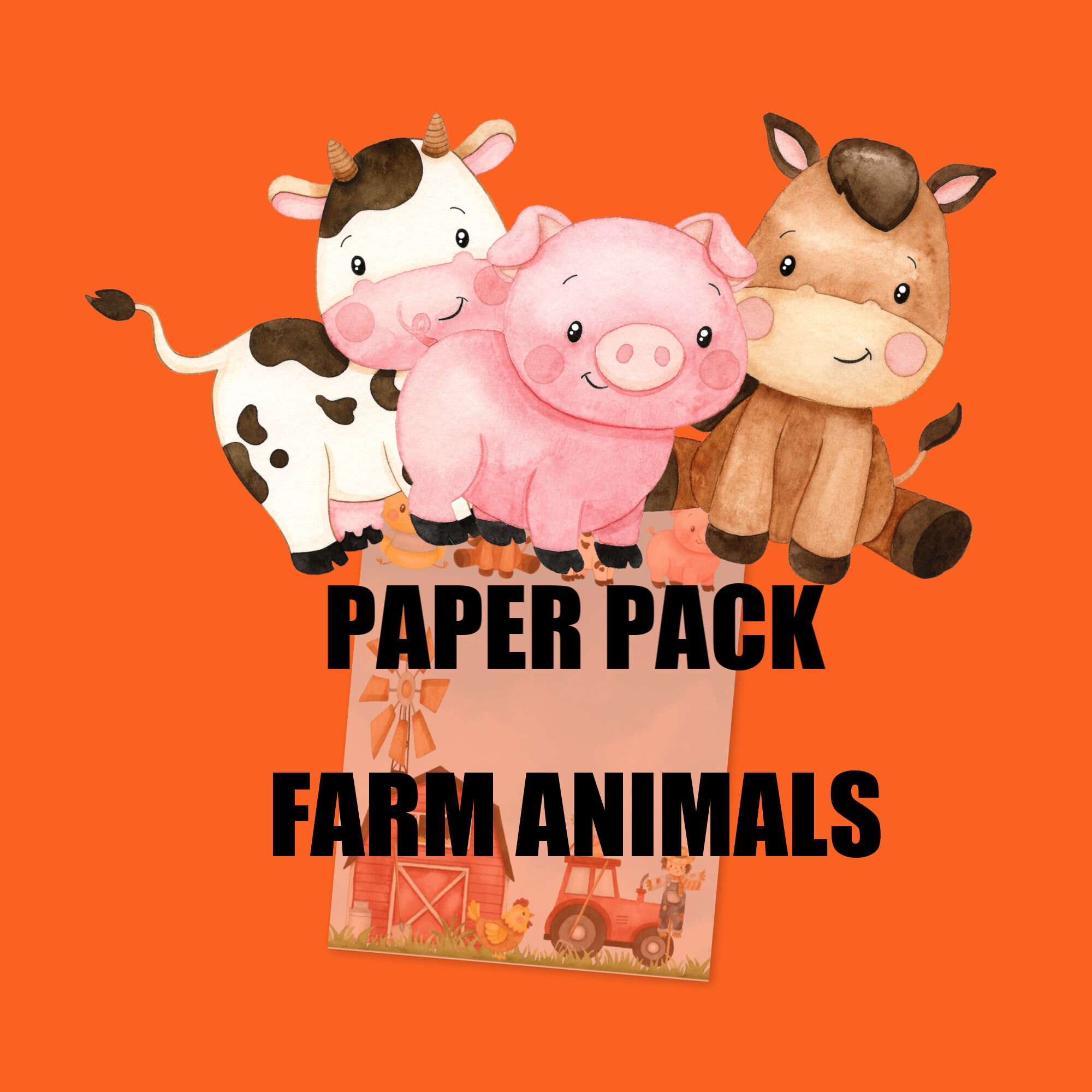 Paper Craft Farm Animals at Daniel Gilmore blog