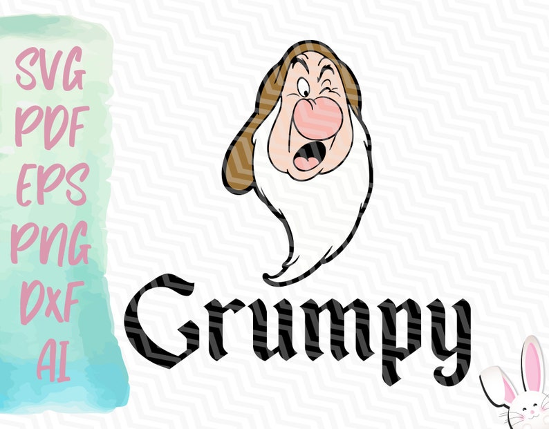 Seven Dwarfs Grumpy SVG Instant Download Svg Pdf Eps Png - Etsy