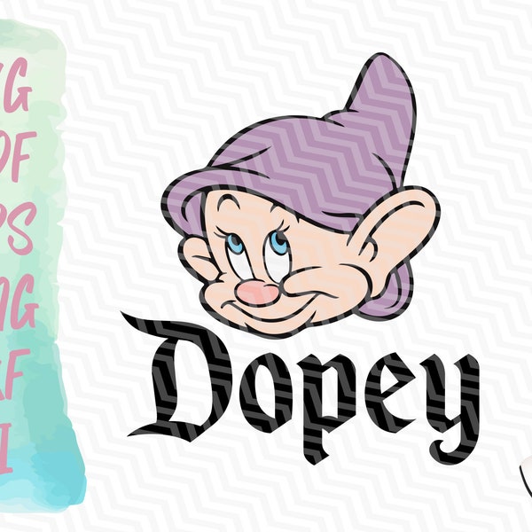 Dopey Svg - Etsy
