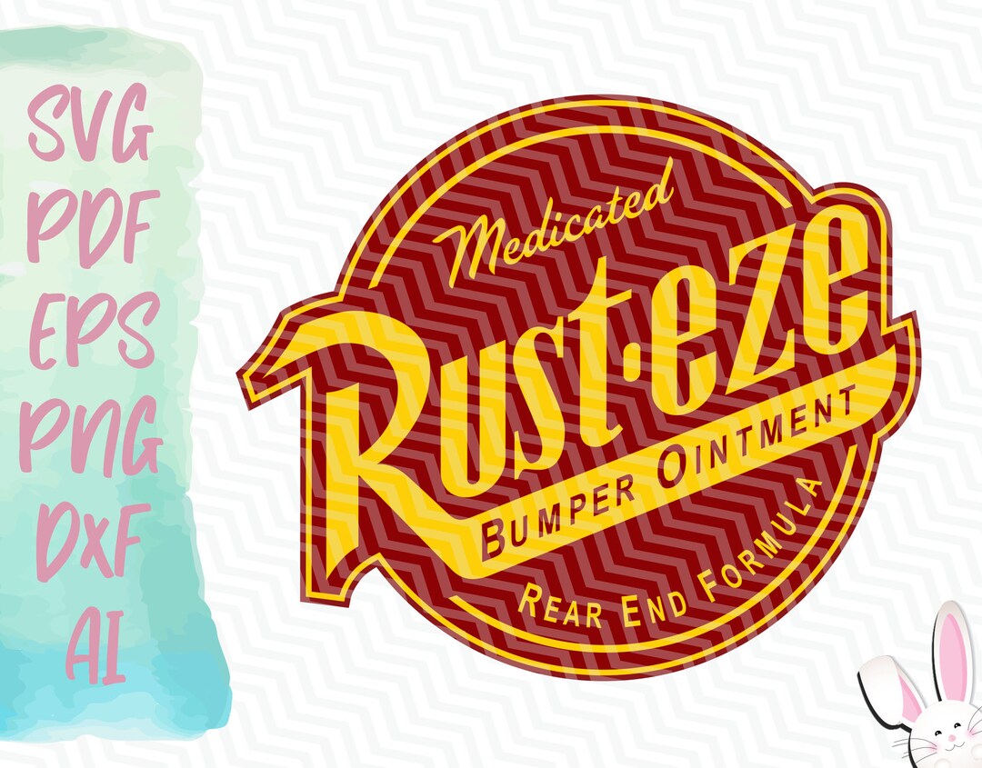 CARS Rust-eze SVG Instant Download Design Cars Cartoon Logo Svg Pdf Eps ...