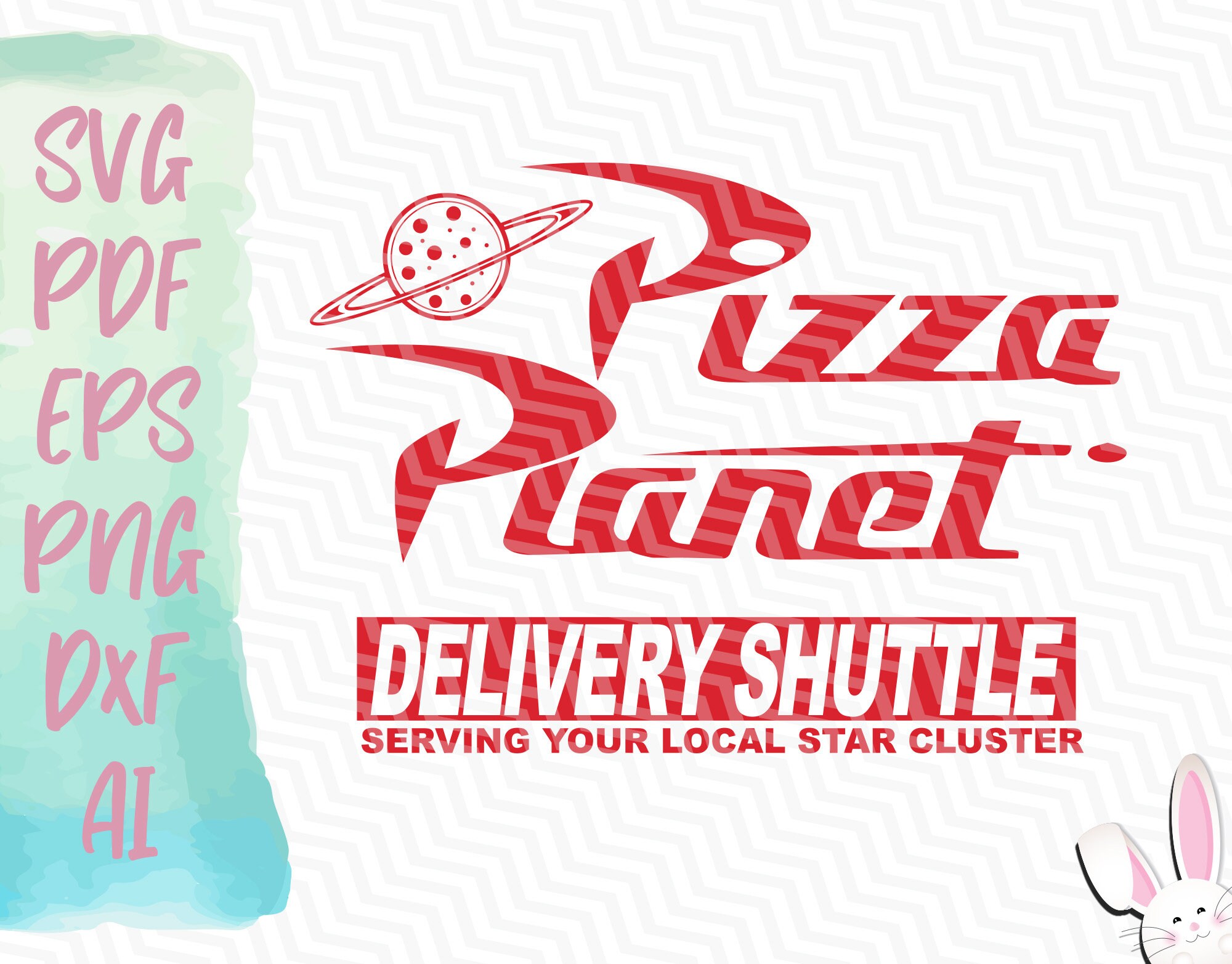 Toy Story Pizza Planet SVG Instant Download Design Toy - Etsy