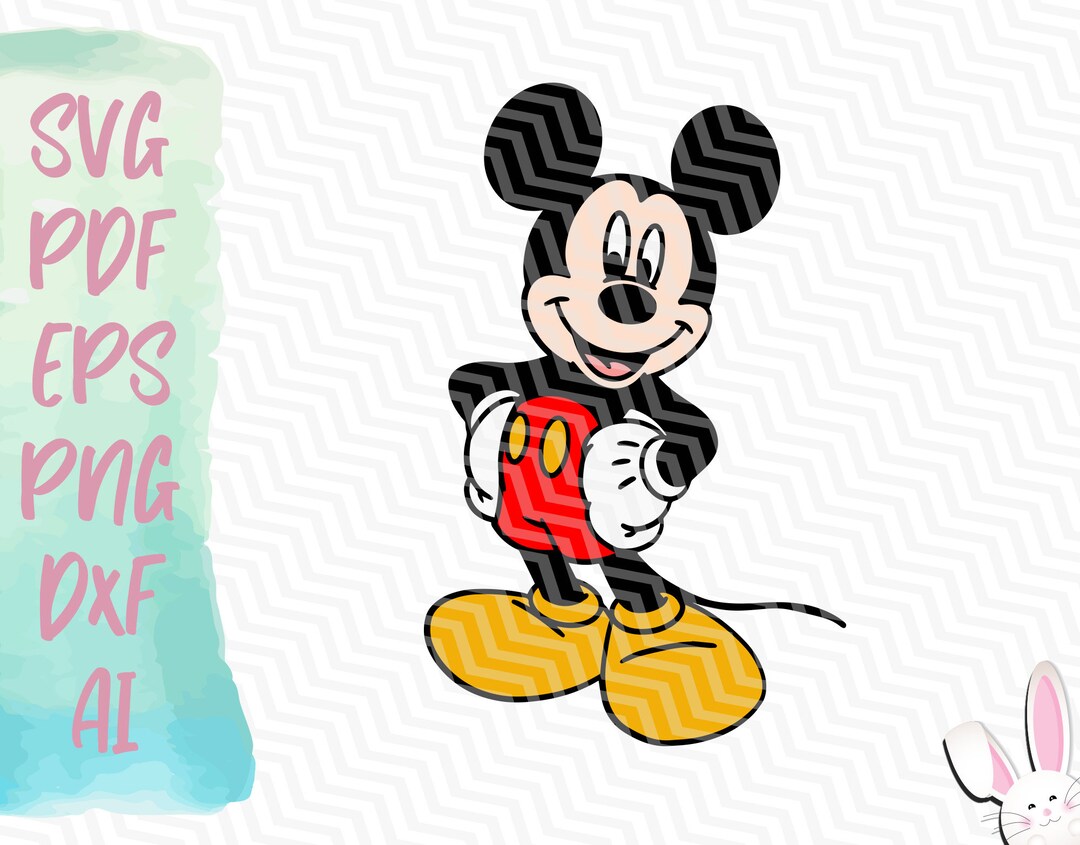 Mickey Mouse SVG Instant Download Design Mickey and Friends Design Svg ...