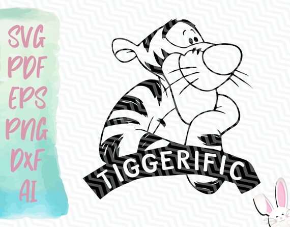 Tigger TIGGERIFIC SVG Instant Download Design Winnie Pooh - Etsy