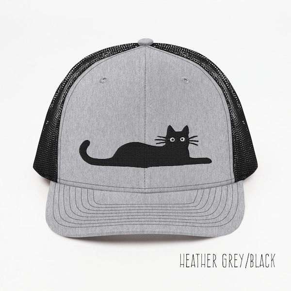 Black Cat Hat - Etsy