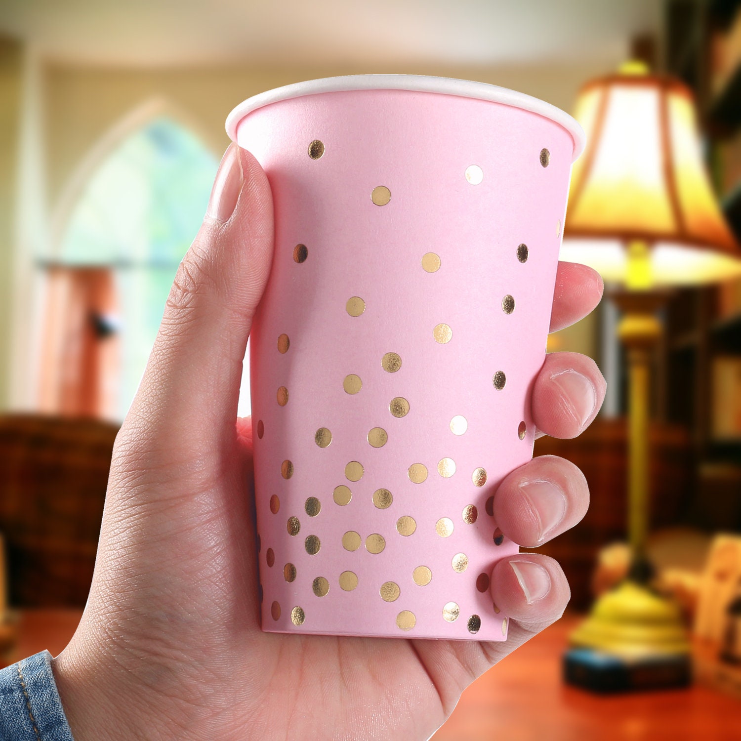 Pink and Gold Party Supplies 200pcs Disposable Paper Set - Etsy