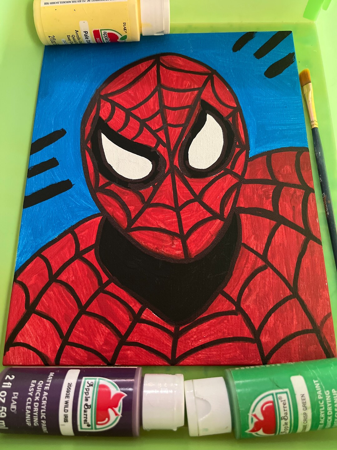 Spider-man Art Kit - Etsy