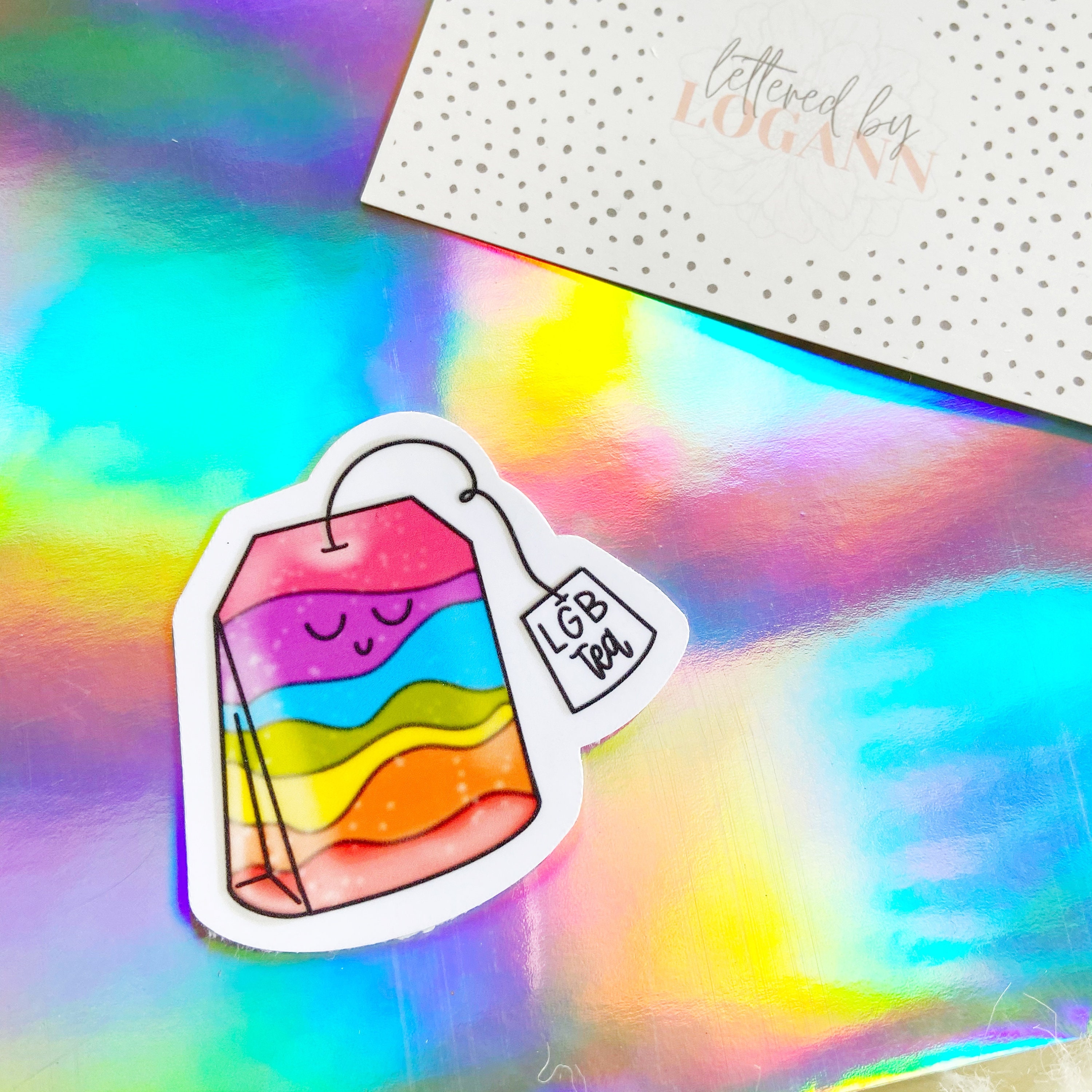 LGBTea Sticker LGBTQ Pride Sticker LGBTQ Gay Sticker | Etsy