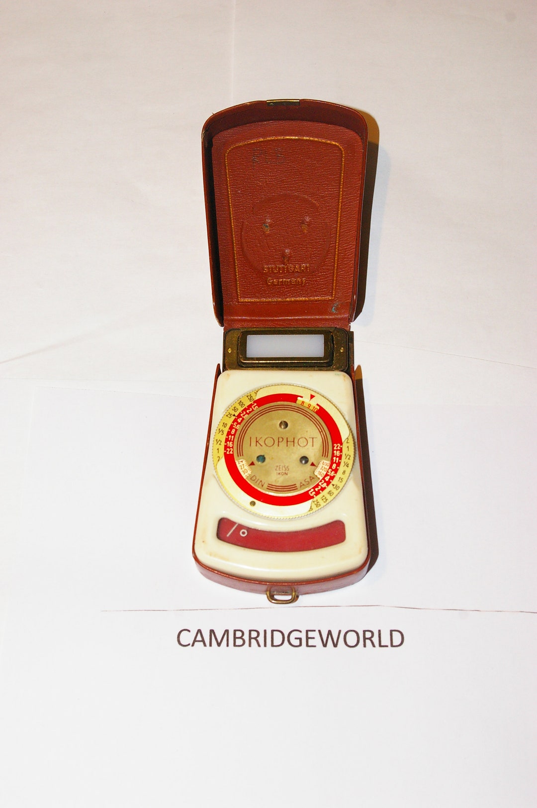 Zeiss Ikon Ikophot Exposure Light Meter With Case the Needle is Moving ...