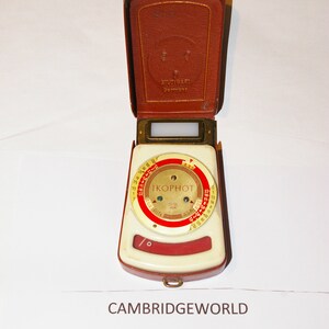 Zeiss Ikon Ikophot Exposure Light Meter With Case the Needle is Moving ...