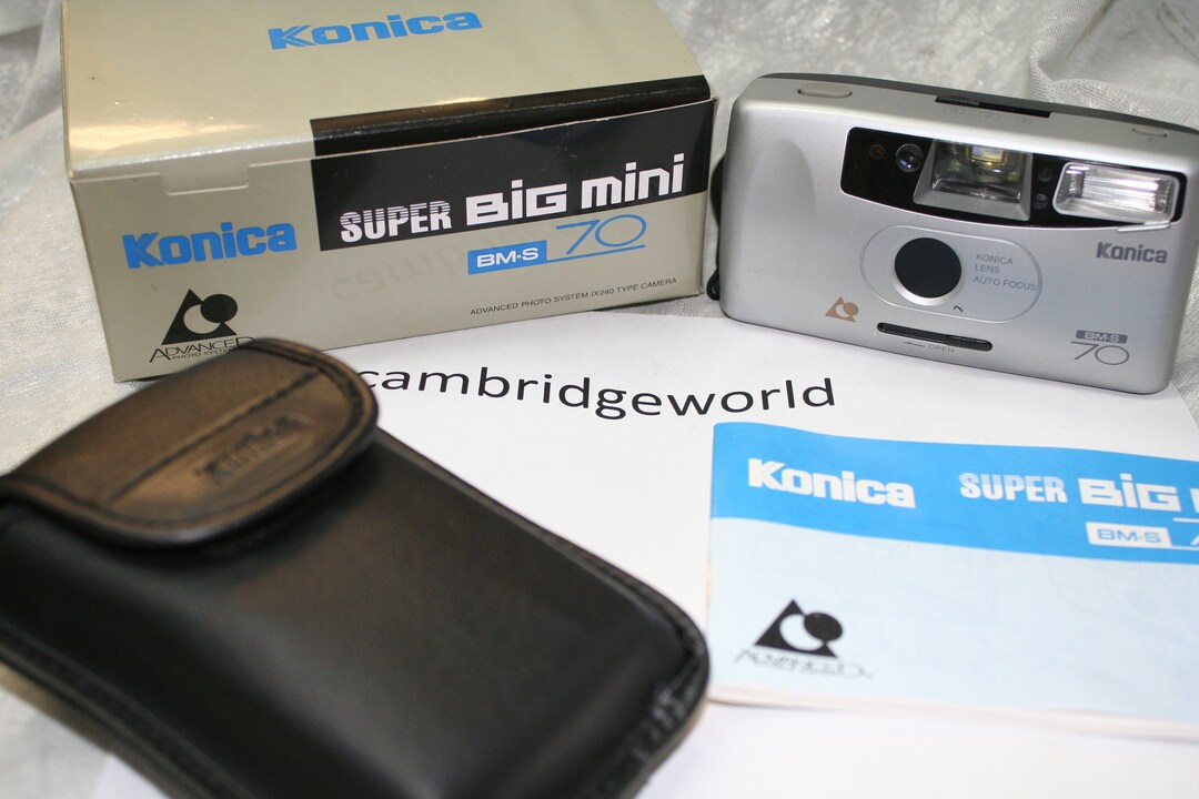 KONICA Super Big Mini Aps Camera BM-S 70 With Carrying Case NEW in ...