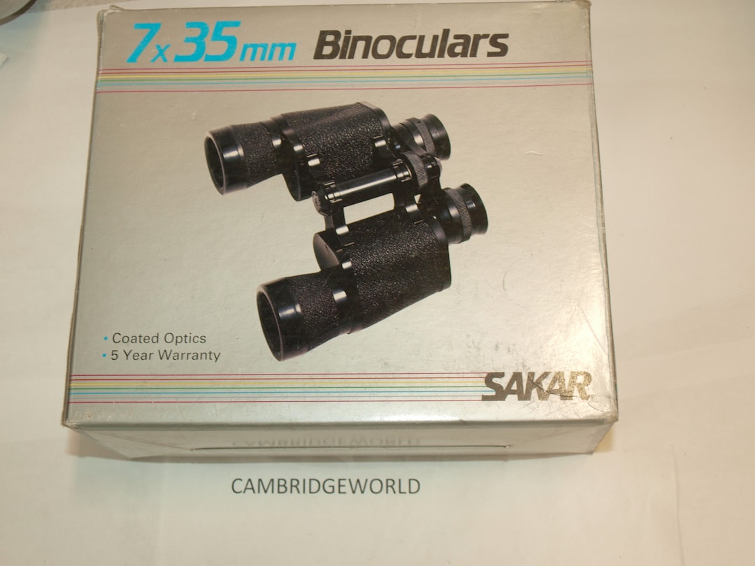 NEW 7x35 Sakar Center Focus Binocular Binoculars With Case - Etsy