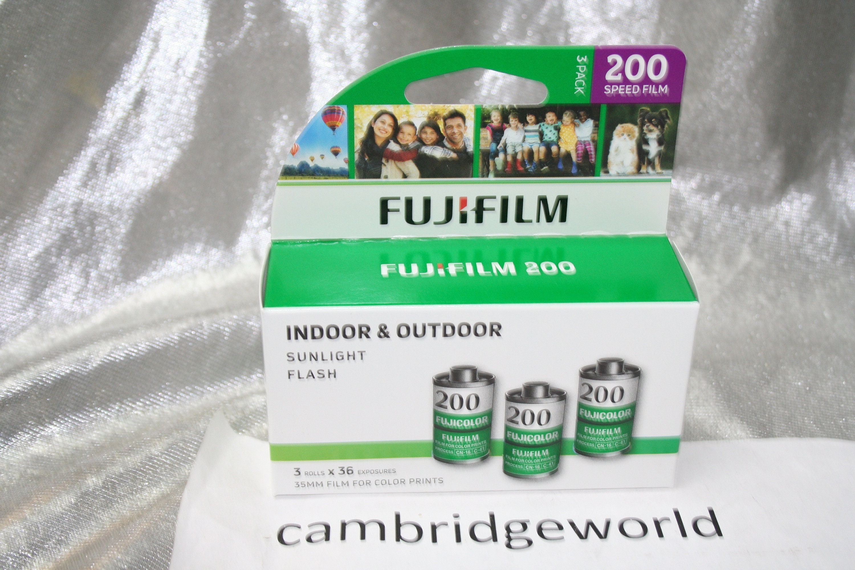 3 ROLLS Fujifilm Fujicolor 200 Color Film 35mm FRESH 4/25 Films 36 ...