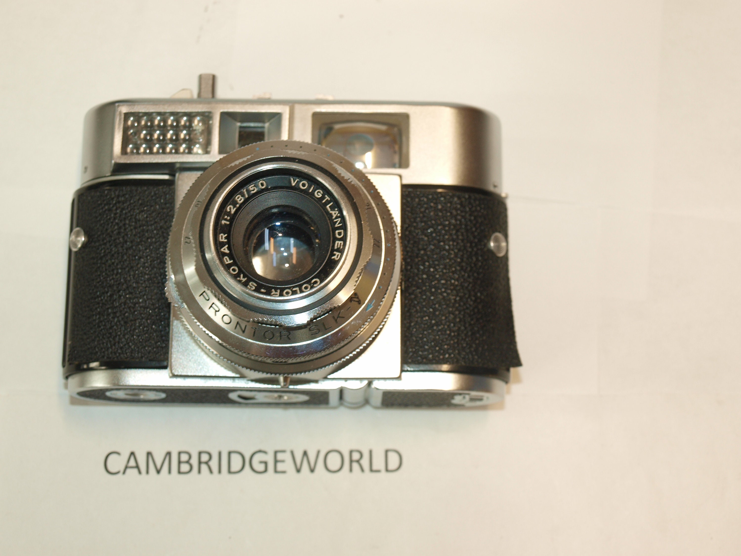 Voigtlander Vitomatic II 35mm Camera With 50mm F2.8 Color Scopar Lens ...