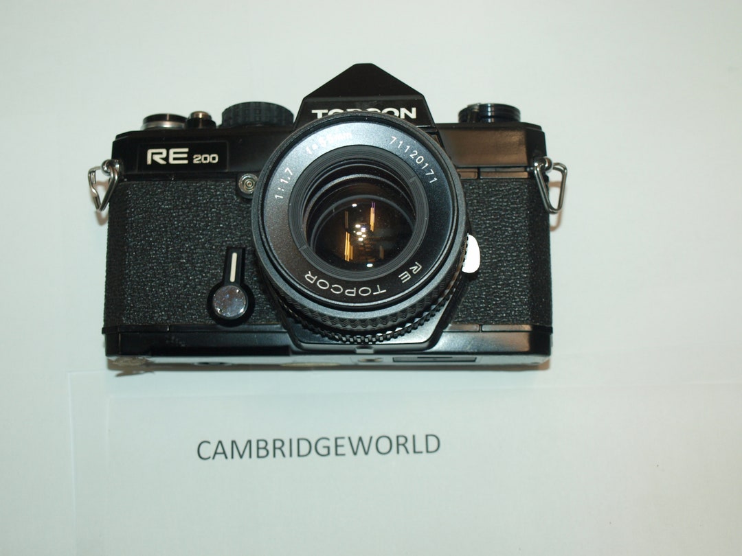 Topcon RE 200 SLR Camera With 55mm F1.7 RE Topcor Lens - Etsy