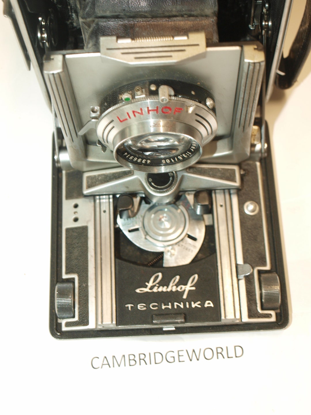 Black LINHOF TECHNIKA 2x3 Medium Format Folding Press Camera With 105mm ...