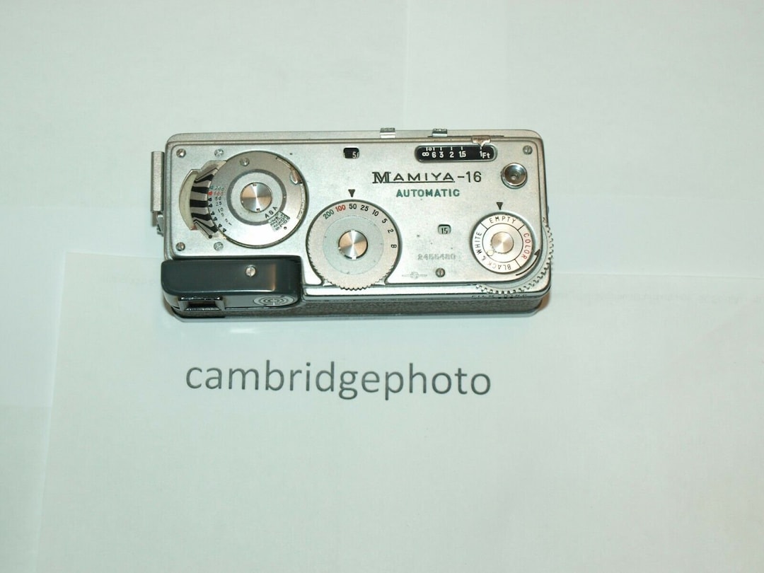 Mamiya 16 Automatic Subminiature Film Camera With MAMIYA LENS - Etsy